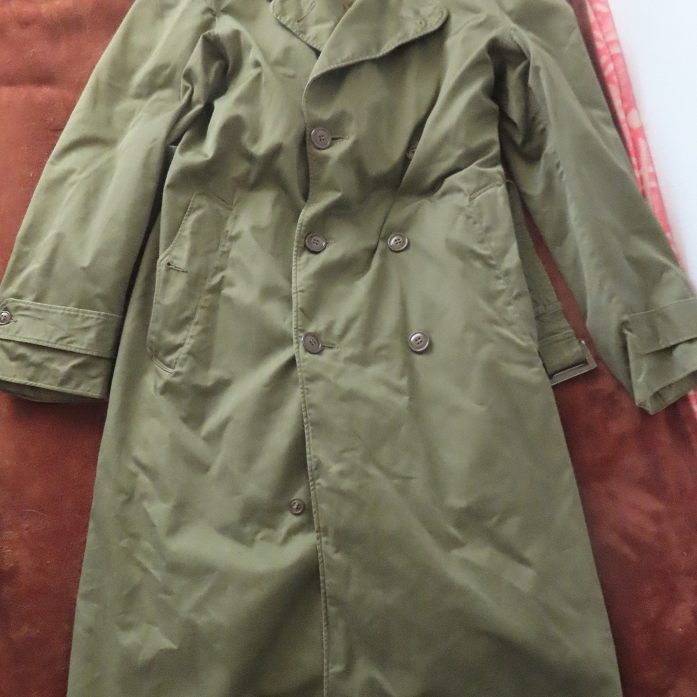 Us Military Overcoat Og 107 Trench Coat Parka Wool Li… - Gem